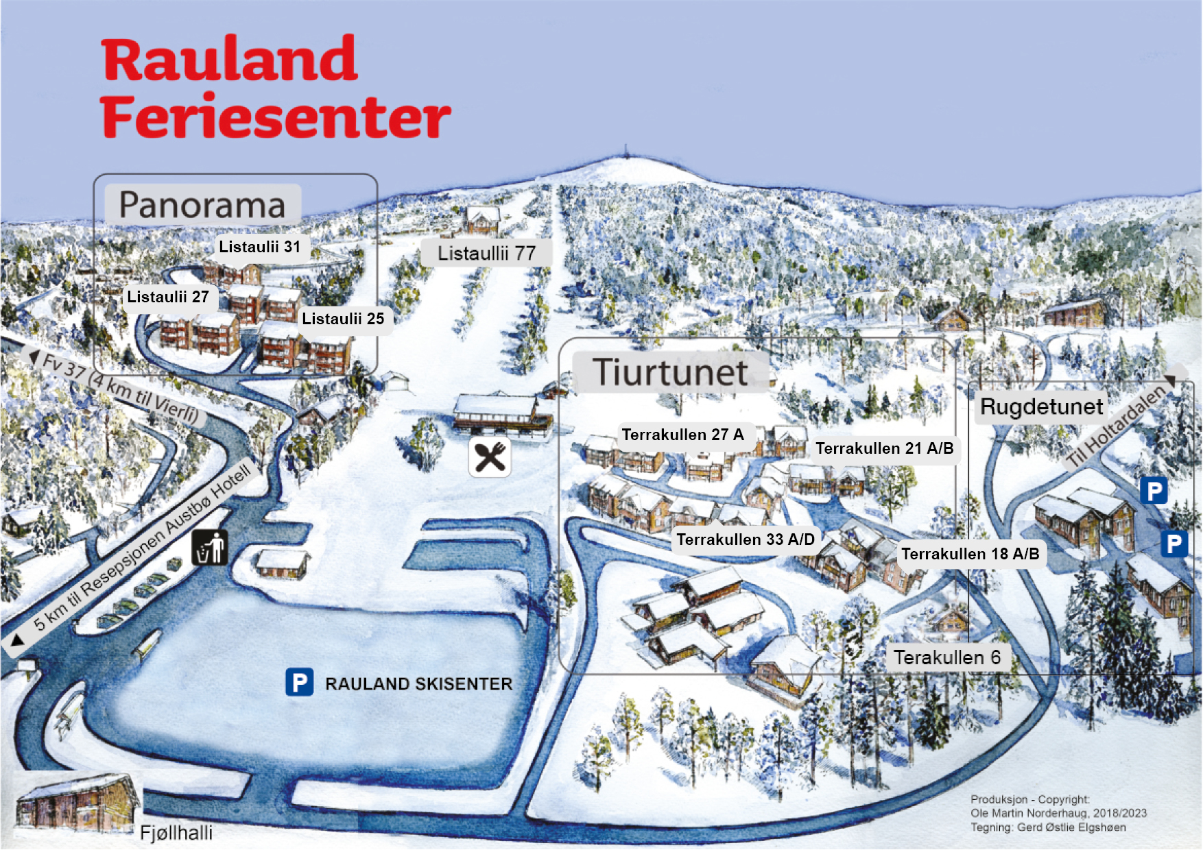 Listaullii 31 – Leilighet – 10 pers - Rauland Feriesenter