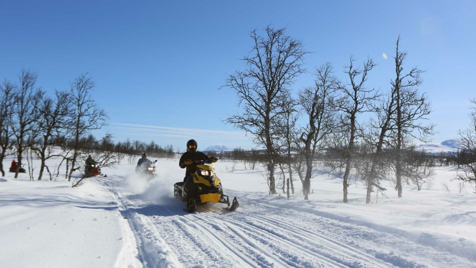 Snøscooterkjøring på Rauland - Rauland Skisenter