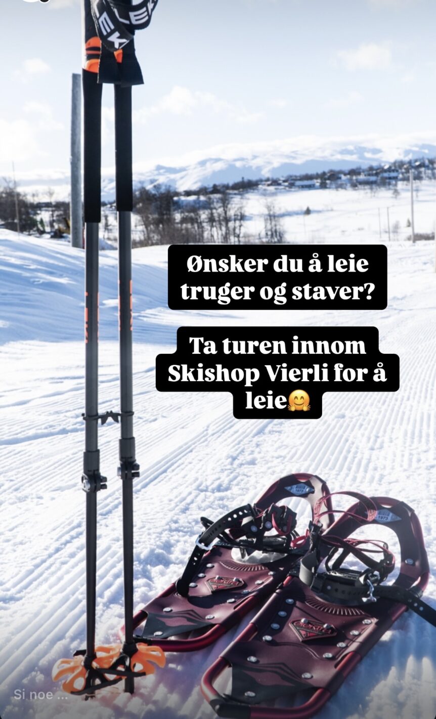 Tur med truger og staver? Lei hos oss! - Rauland Skisenter