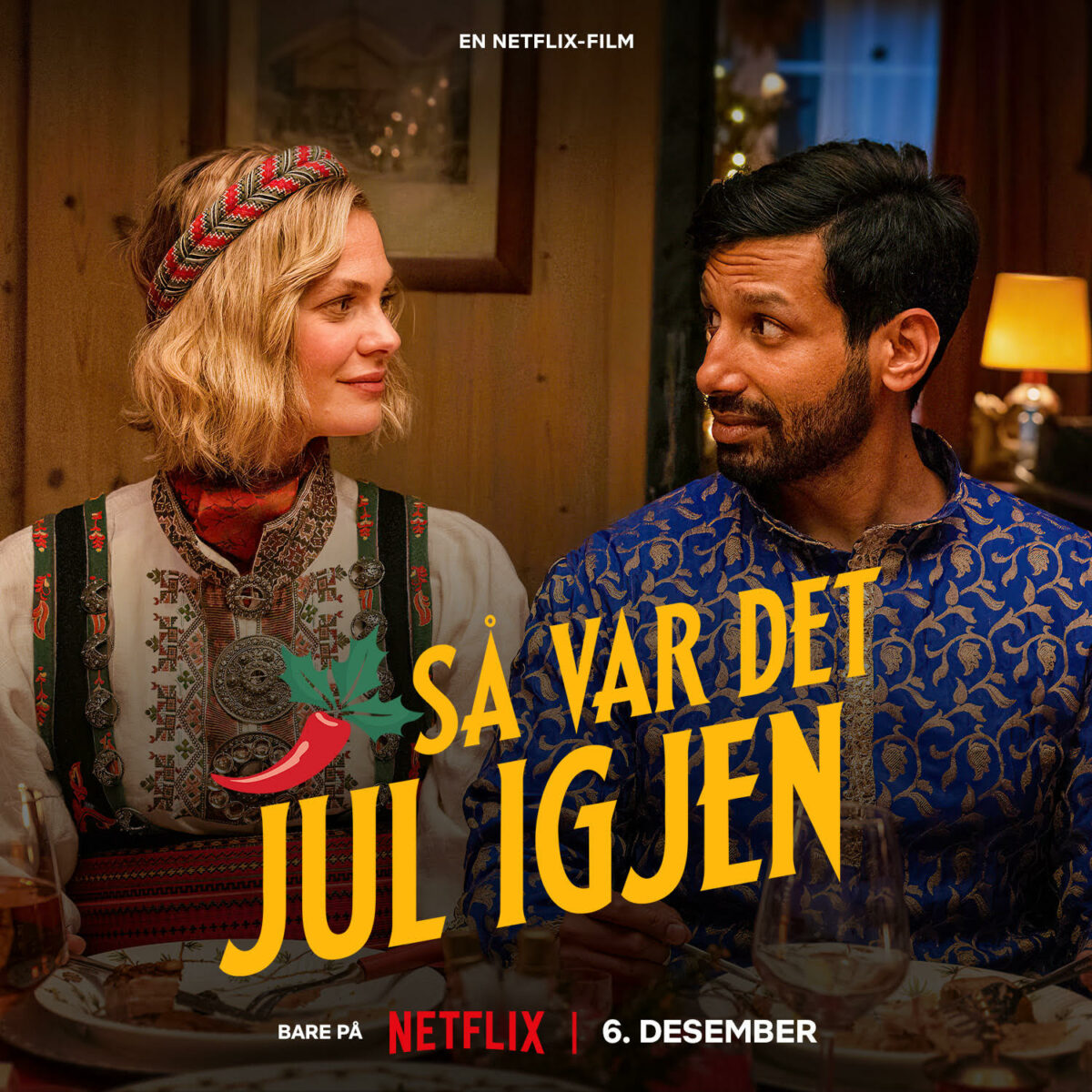 Årets julefilm på Netflix er filmet på Rauland - Så var det jul igjen