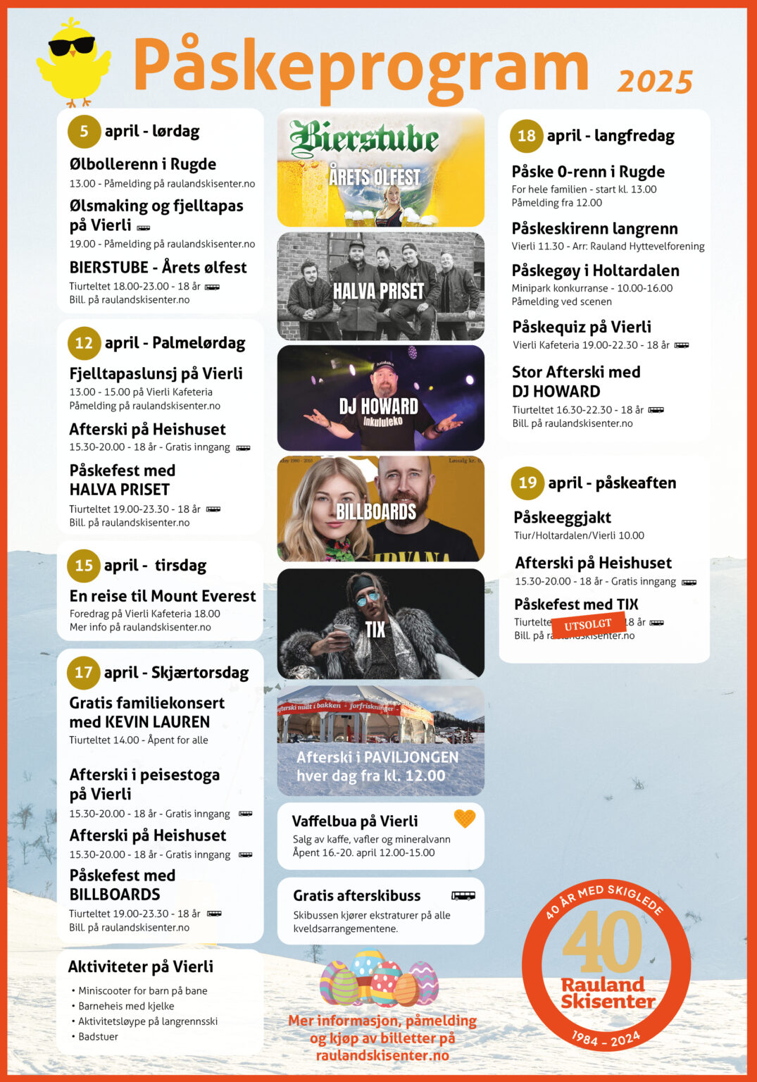 Påsken 2025 på Rauland - Visit Rauland